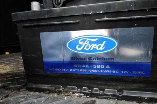 Аккумулятор ford 60Ah 590A