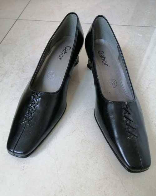 Туфли черные Gabor 4