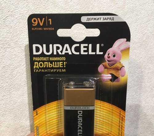 Duracell крона 9V Alkaline 6LR61/ 6LP3146/ MN1604