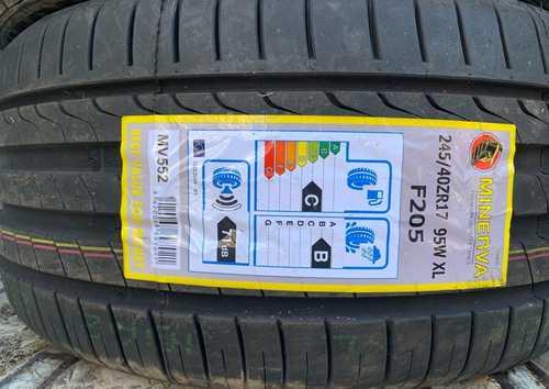 Minerva F205 245/40R17 Новый комплект