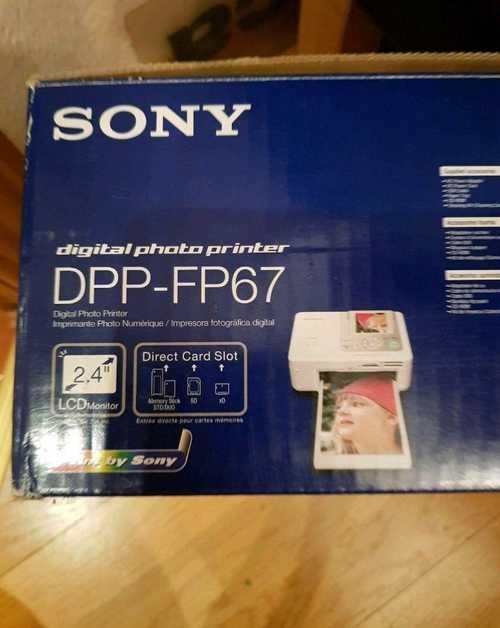 Фотопринтер Sony новый