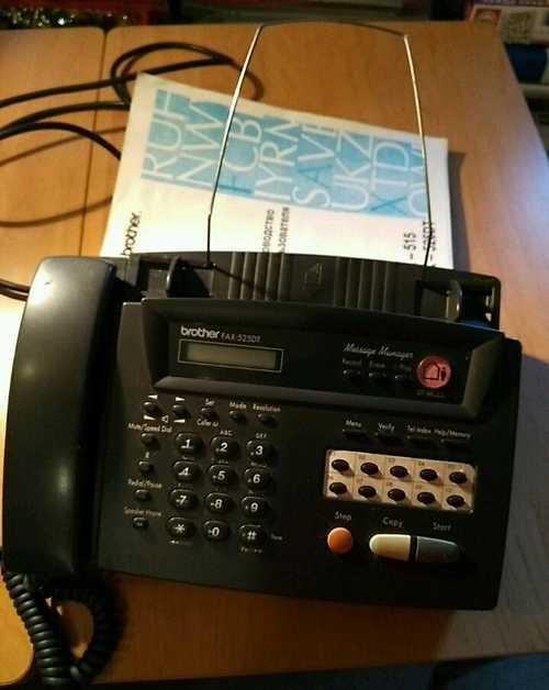 Телефон- факс Brother FAX- 525 DT