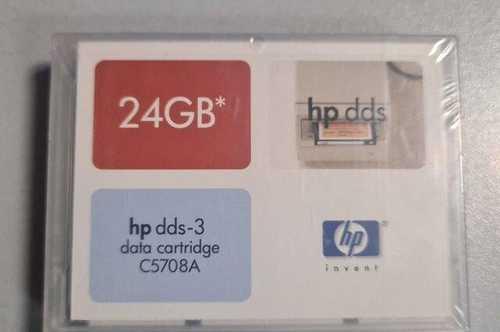 HP картридж ленточный накопитель DDS-3 C5708A 24Gb