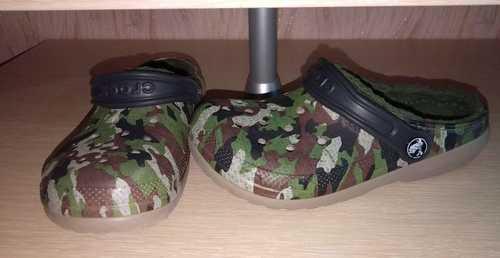 Теплые Сабо crocs J 3