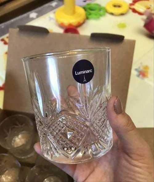 Бокалы-стаканы олд фешн Luminarc новые