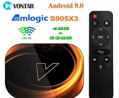 Приставка VONTAR x3. ТВ-бокс tox1 ugoos 4/32. VONTAR x3 4/32 GB.