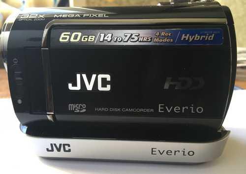 Видеокамеру JVC Everio GZ-MG465 с новой батареей