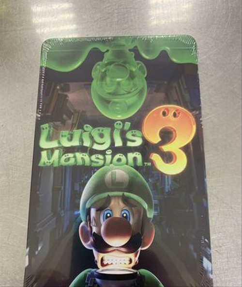 Luigi s mansion 3 steelbook новый nintendo switch
