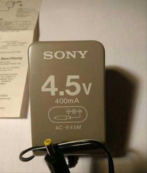 Адаптер Sony 4,5 v