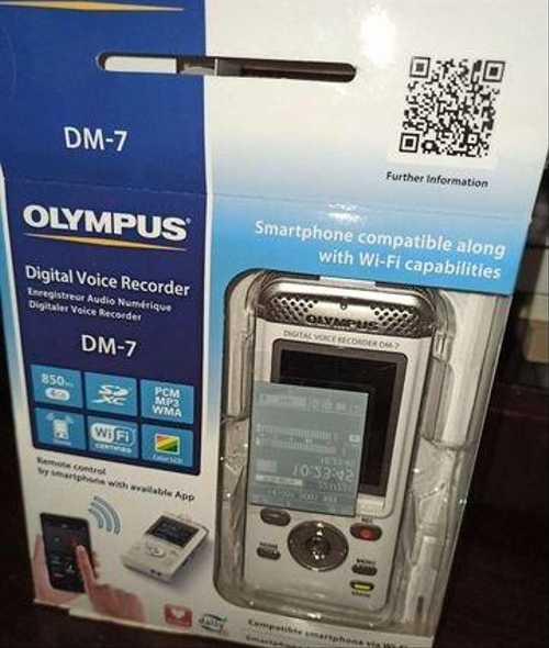 Диктофон olympus DM 7