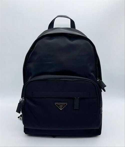 Мужской черный рюкзак Prada из нейлона новый