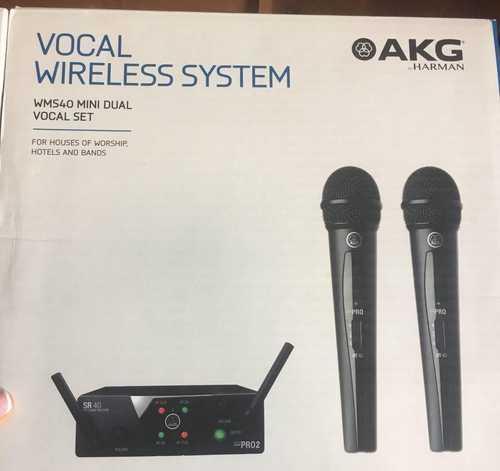 Беспроводные микрофоны AKG wms40 us25ac