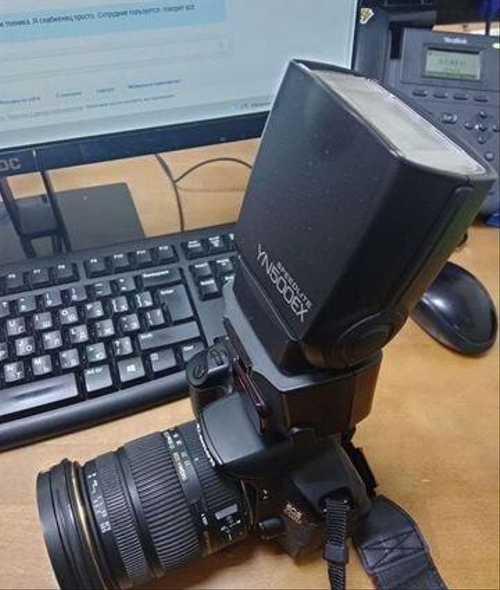 Фотоаппарат Canon 650d + объектив Sigma 17-50 + Вс