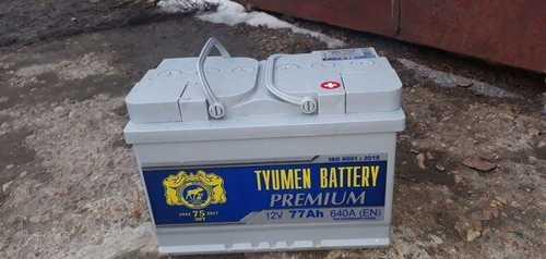 Аккумулятор tyumen battery 12V 77Ah 640A