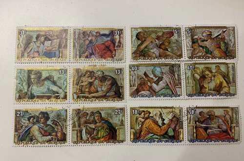 Марки Бурунди Микеланджело 1975