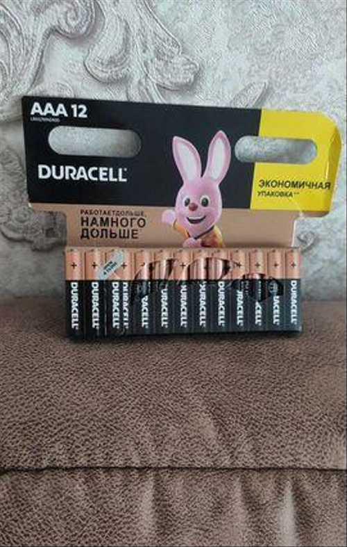 Батарейки ааа Duracell