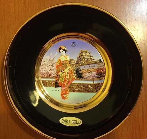 Коллекционная декоративная тарелка (Япония)