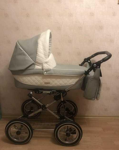 Коляска 2в1 roan sofia экокожа