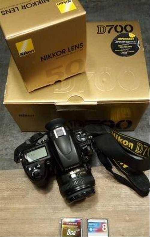 Фотоаппарат Nikon D700 с объективом Nikkor 50 1.4