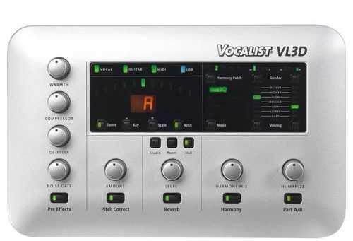 Вокальный процессор digitech Vocalist live VL3D