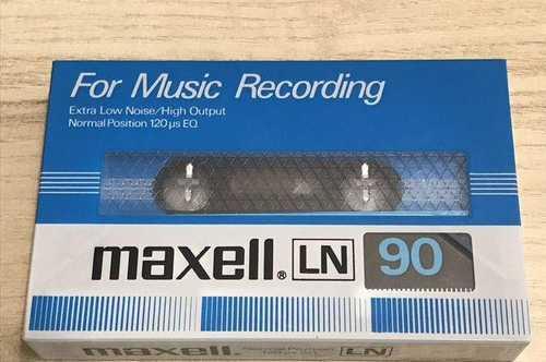 Аудиокассета Maxell LN90 (Made in Japan) 1980 год