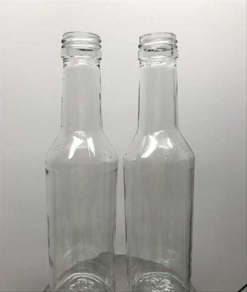 Бутылка стеклянная 0,25 л. новая