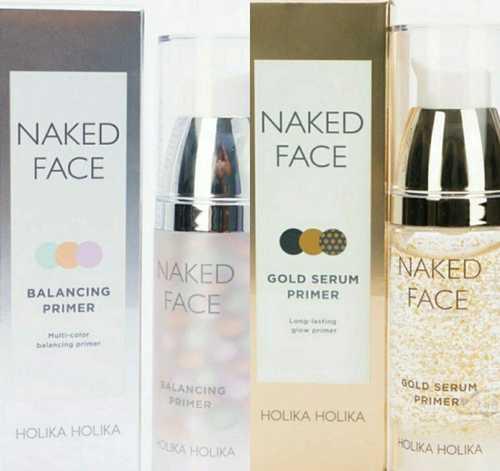 Сыворотка-праймер Naked face Holika Holika