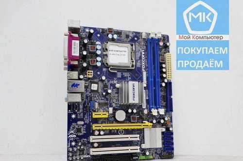 775 Foxconn G41MXE (2xDDR3, Core 2 Quad - Да)