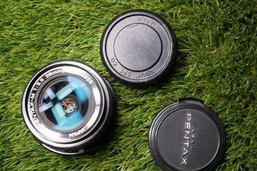 SMC pentax M 28mm f3,5 суперрезкий ширик пейзажник