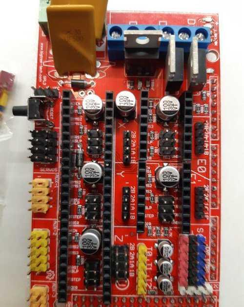 3d принтер запчасти, ramps 1.4, nema17, drv8825