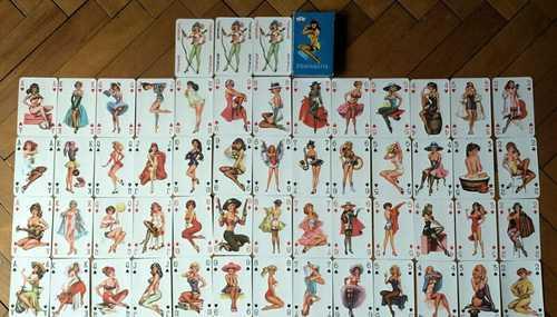 Игральные карты в стиле Pin-up Винтаж
