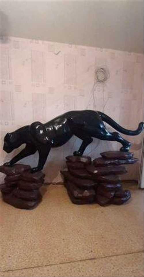 Скульптура Чёрная Пантера