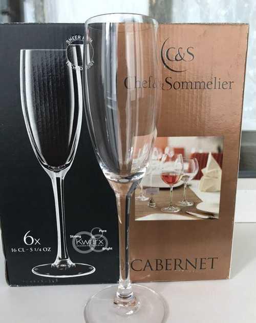 Французские бокалы для шампанского Chef&Sommelier