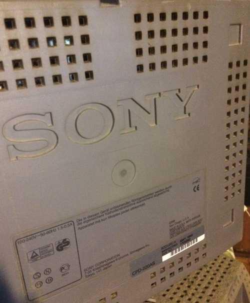 Монитор sony trinitron