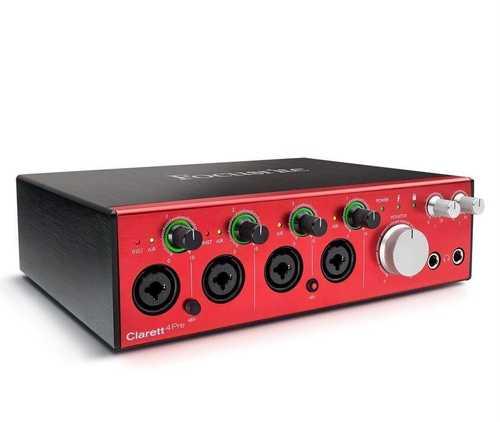 Аудио интерфейс focusrite Clarett 4Pre