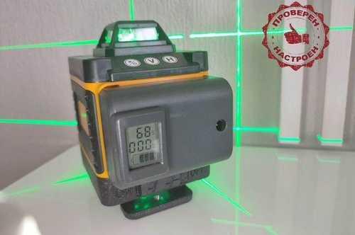 Лазерный уровень Paowafol 4D 360. Нивелир Гарантия