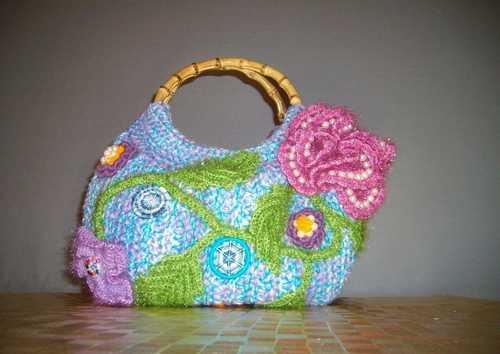 Сумка вязанная