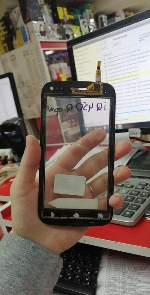 Тач (сенсор) FLY IQ450 черный ориг