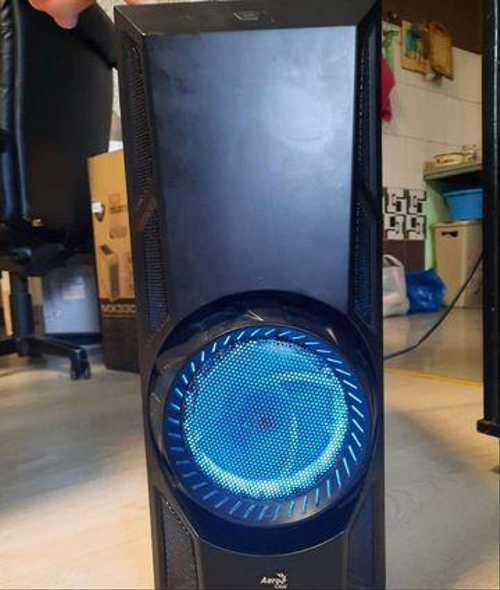 Корпус ATX Aerocool Aero Engine RGB-G-BK-v2