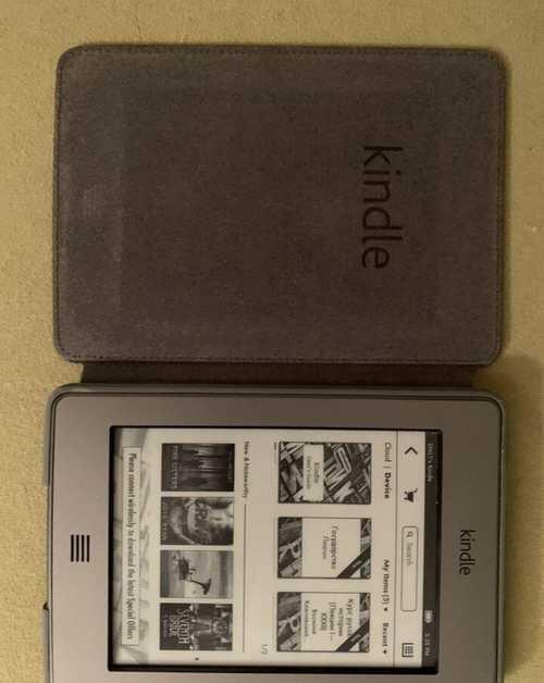 Электронная книга Kindle Touch, Wi-Fi, 6" E Ink Di