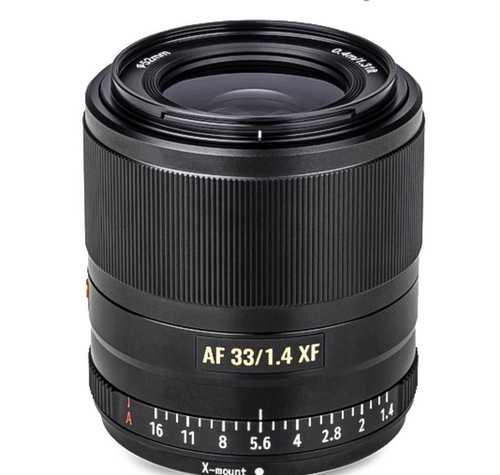 Объектив Viltrox AF 33/1.4 X-mount с автофокусом