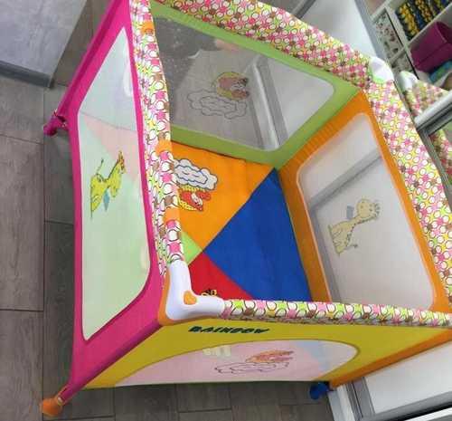 Манеж baby care rainbow