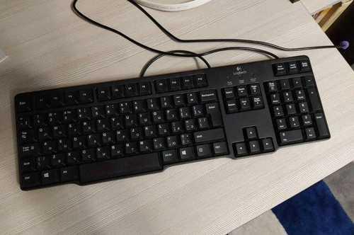 Клавиатура Logitech k100 PS/2