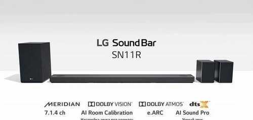 Новые LG SN11RG 7.1.4 Dolby Atmos 770W