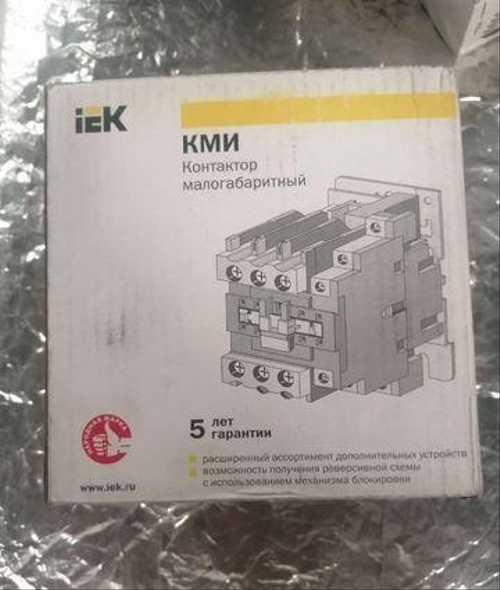Контактор iek кми48012