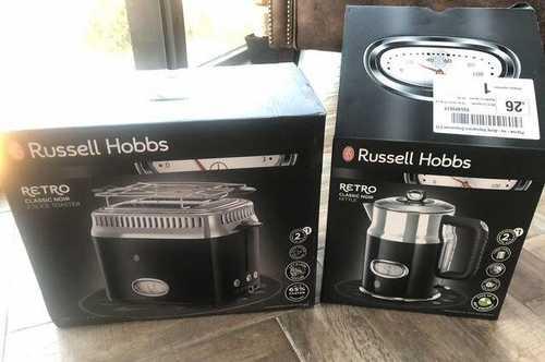 Новые чайник и тостер Russel Hobbs ретро