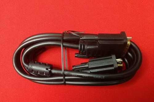 Кабель GCR DVI/DVI, DVI-D 28/28 awg, 25M/25M 1.8м черный