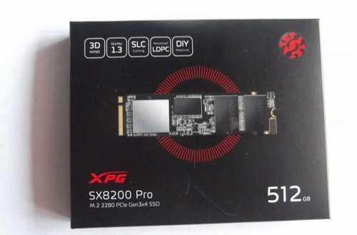 Новый SSD накопитель 512гб, M.2 2280, PCI-E x4