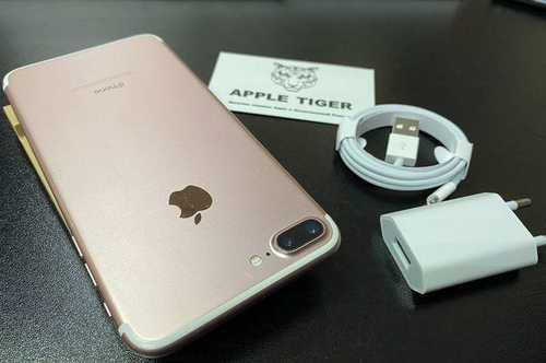iPhone 7plus розовенький 128гб