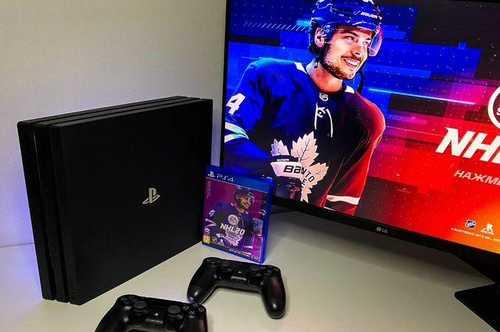 Sony Playstation 4 Pro 1tb 2 геймпада + NHL20